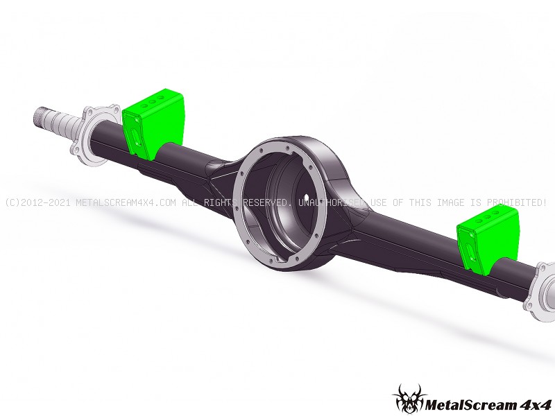 อานแหนบสูง 4" สำหรับคานโตโยต้าปราโด้ เซิร์ฟ vx80