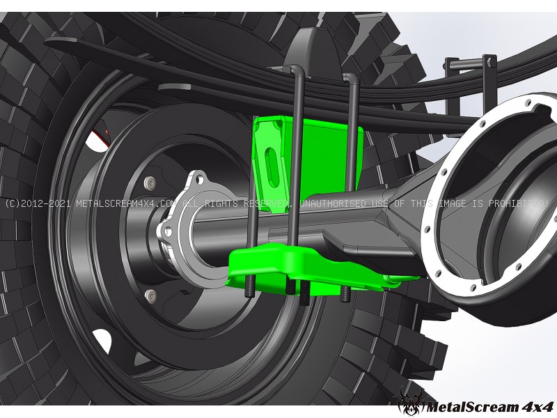 อานแหนบสูง 4" สำหรับคานโตโยต้าปราโด้ เซิร์ฟ vx80