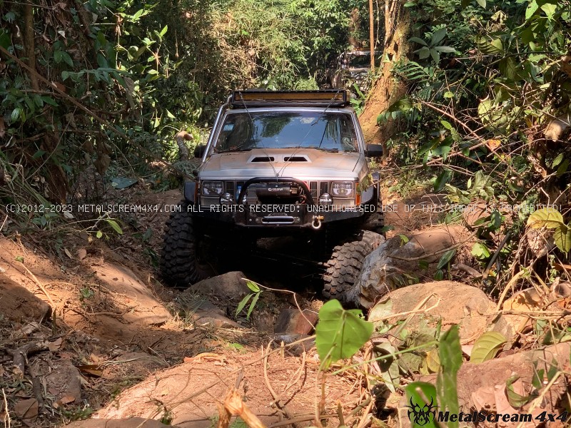 คานเพชร VX80 พร้อมชุดยก 4 links สำหรับ Jeep Cherokee (XJ) 8"